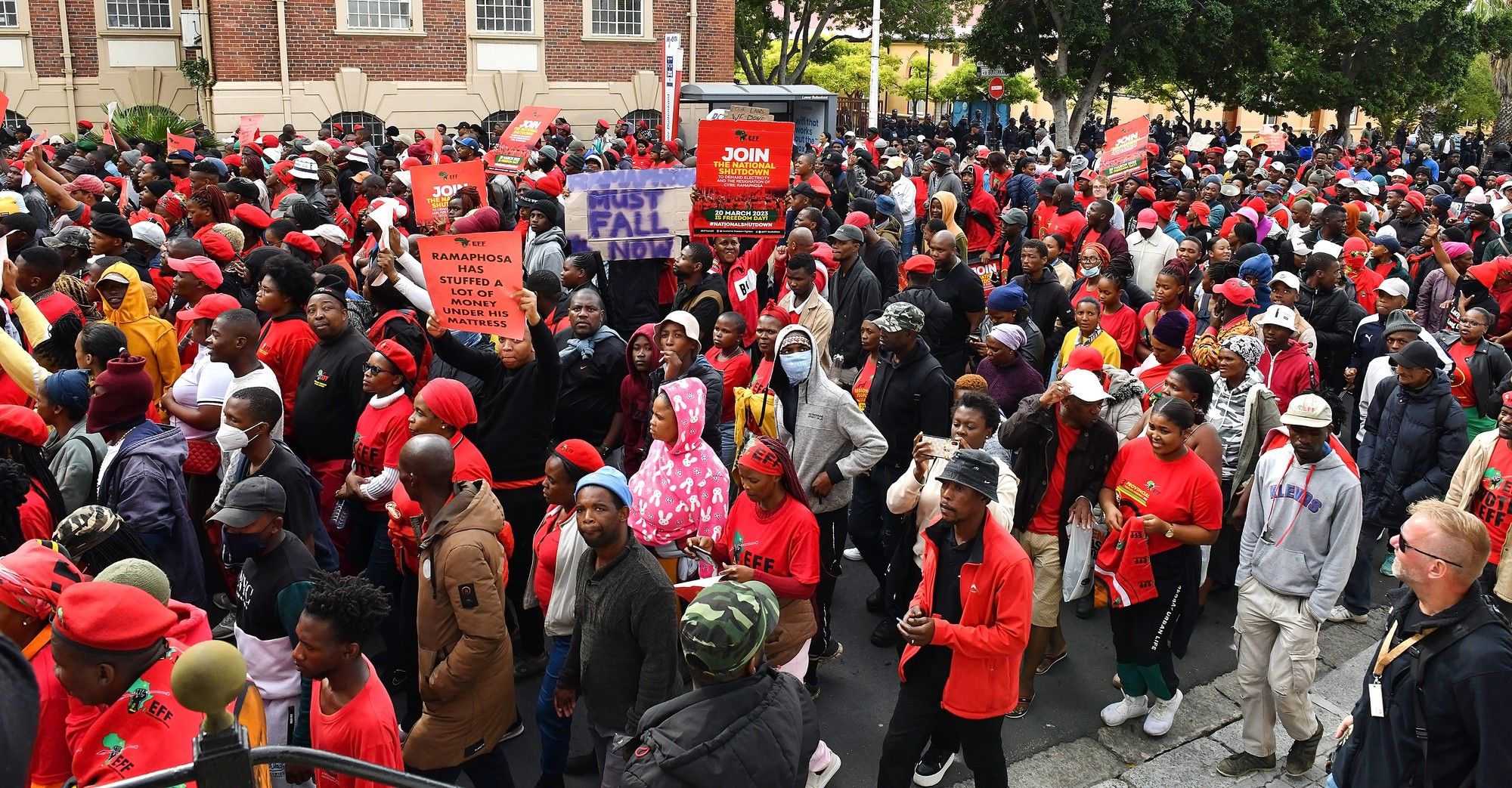 ‘March on your own’: Parties pull out of EFF shutdown