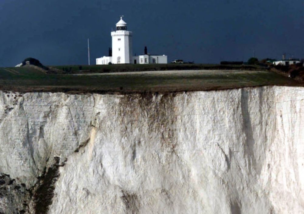 The crumbling cliffs of Dover
