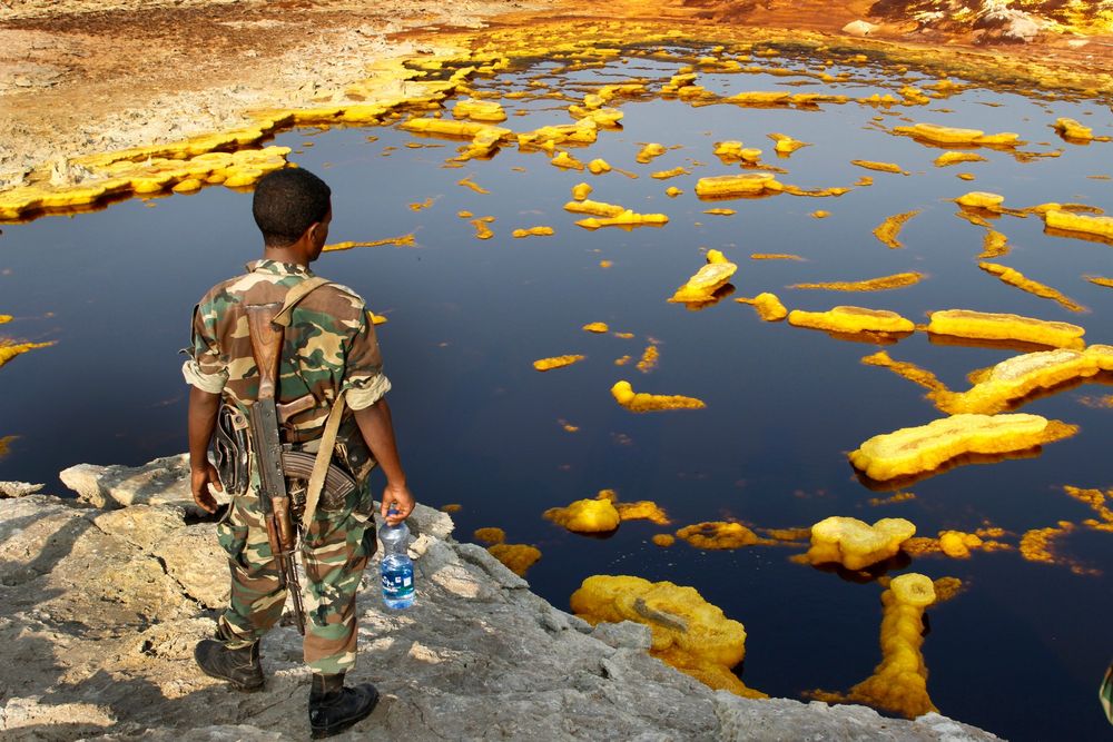 Danakil Depression bubbles with joy
