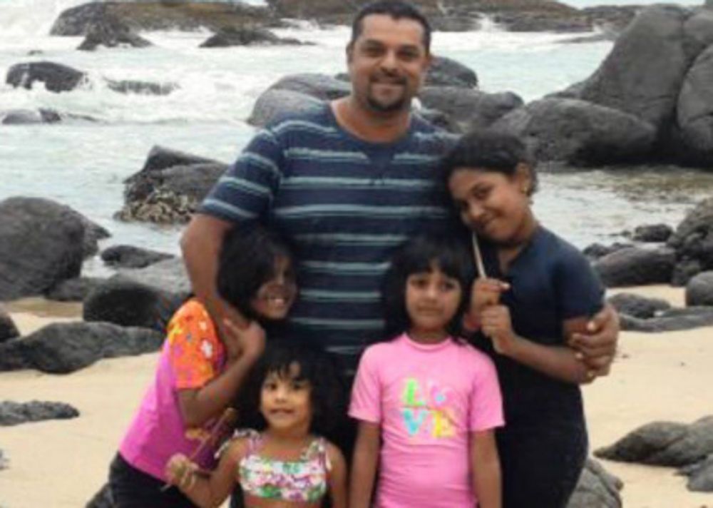 Dad shot saving kids