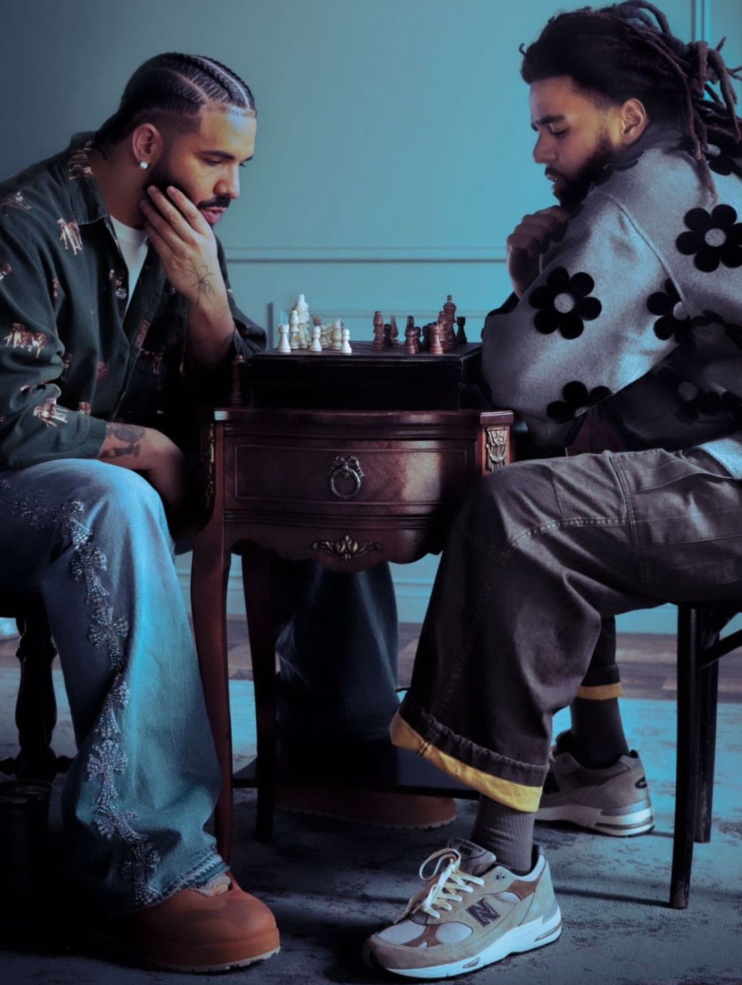 Fans react to Drake and J. Cole recreating iconic Ronaldo and Messi ...