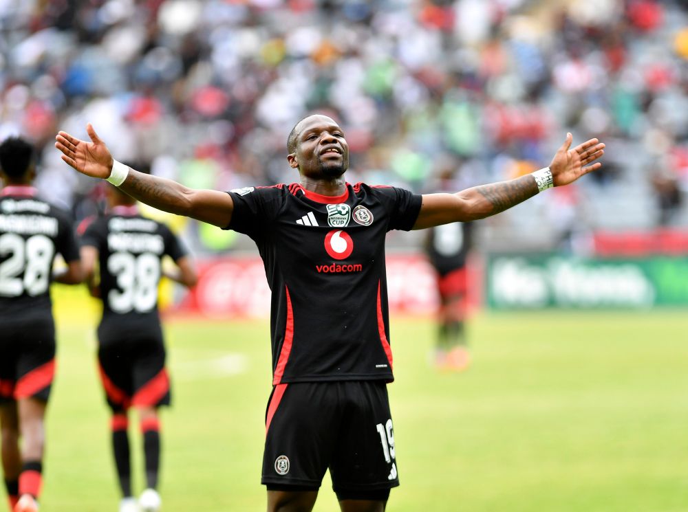 Hat-trick hero: Mabasa powers Pirates’ quest for Nedbank Cup glory
