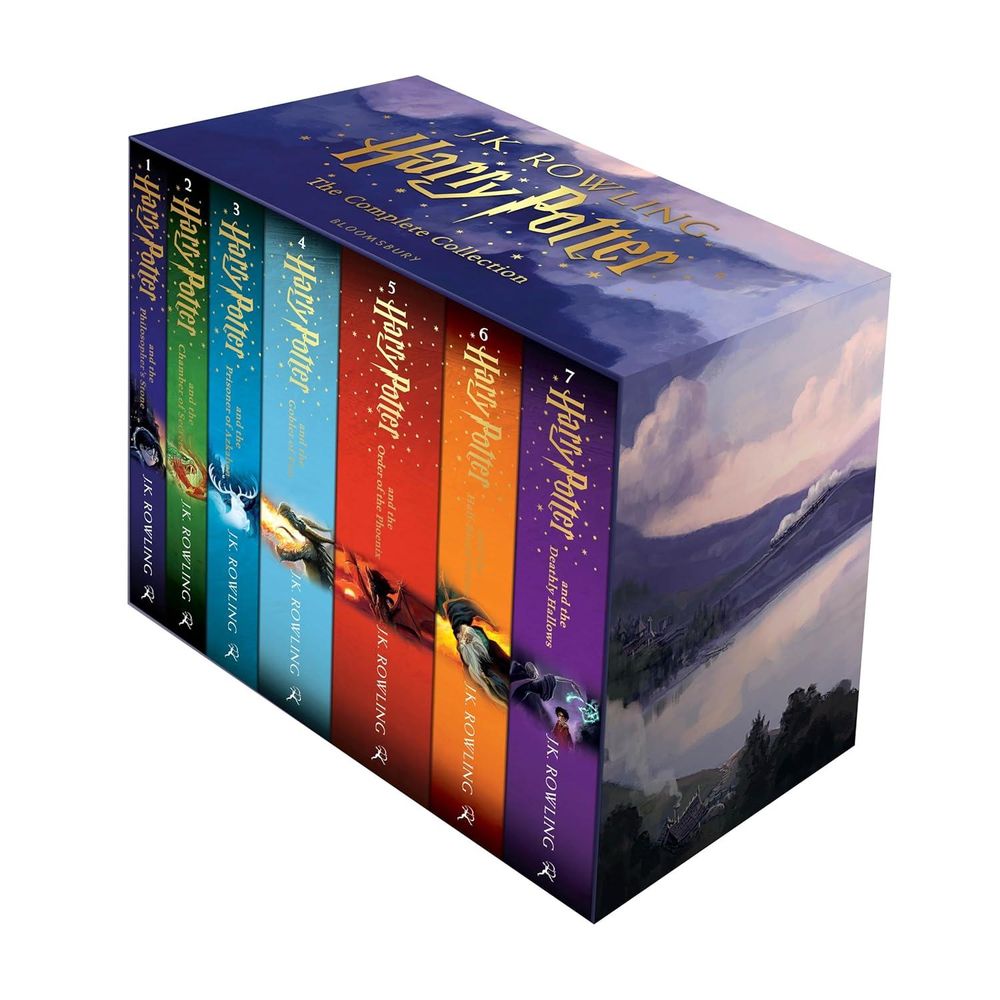 Explore the magical world of Harry Potter: book collection and puzzles