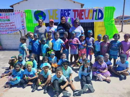 Tafelsig colour run creates safe space for children to learn and play