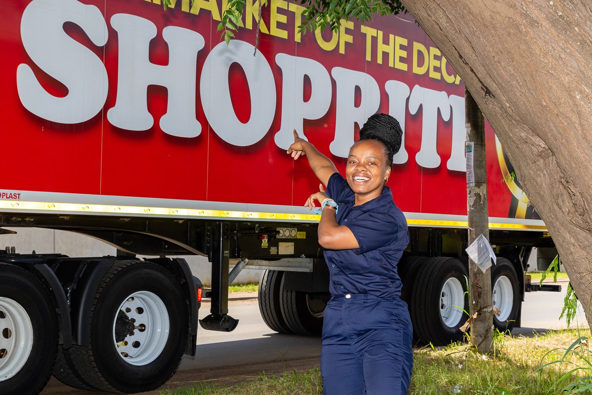 Meet Shoprite’s heavy-duty, 22-wheeler woman driver