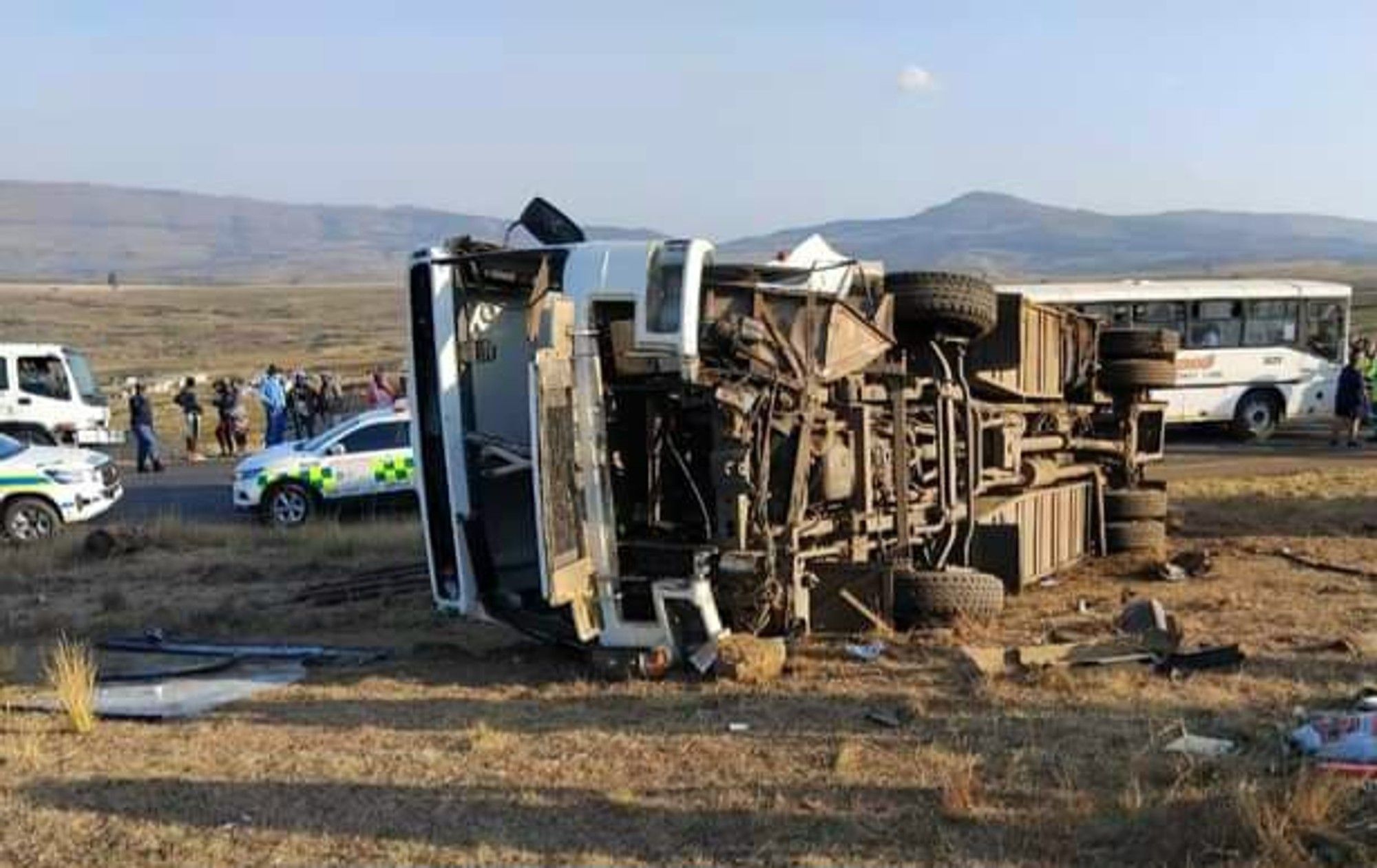 Two killed, 48 injured in KZN bus crash