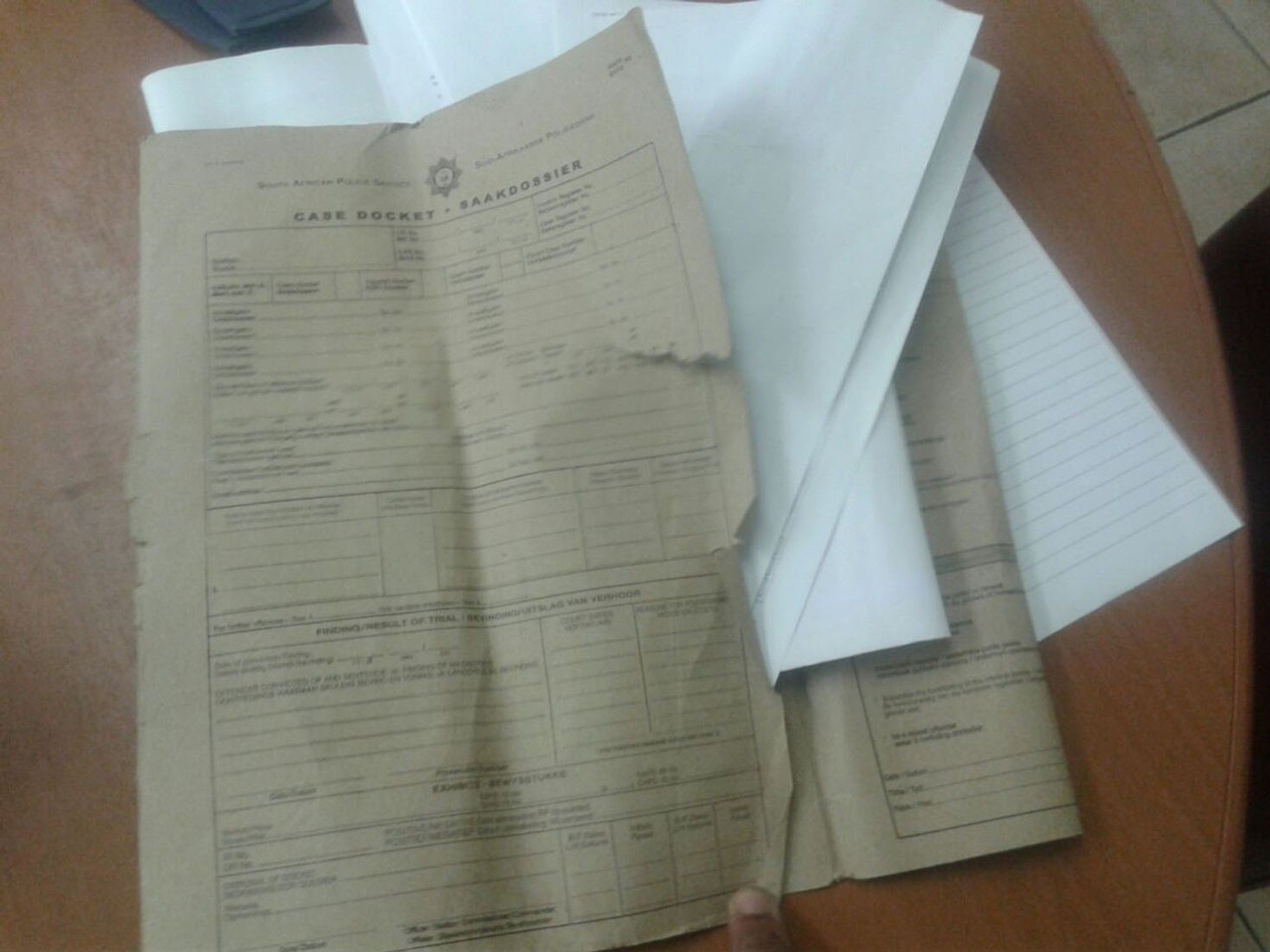 Bust for SAPS docs, gear