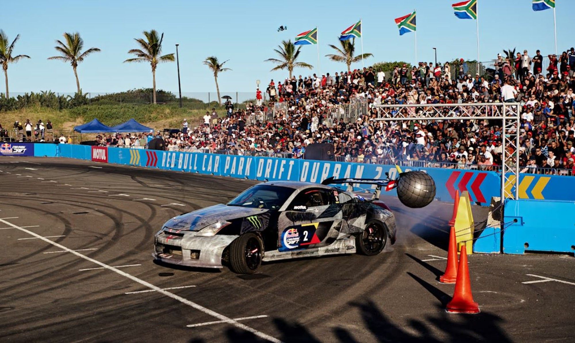 “I've gone through thousands of tyres,” Red Bull Car Park Drift champion Jim McFarlane says