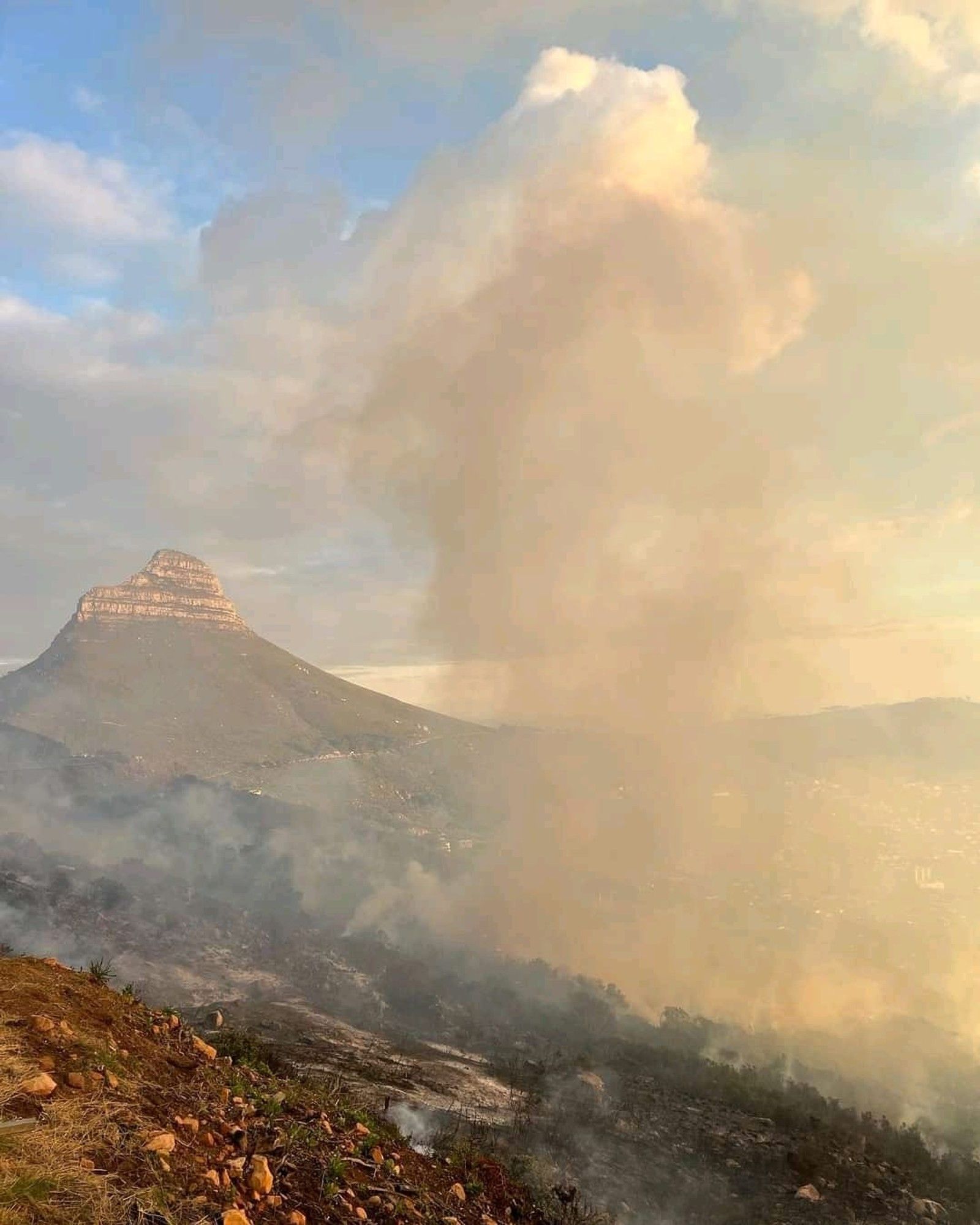 Residents urged not to be alarmed over controlled Table Mountain burn ...