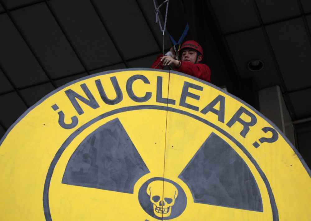 Greenpeace highlights nuclear negatives