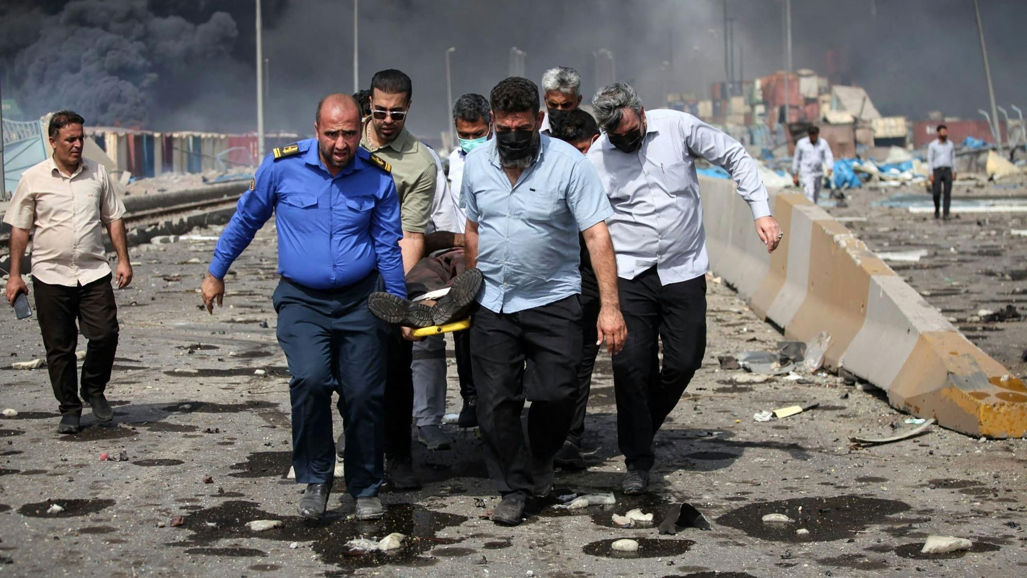 Major blast at south Iran port kills four, injures hundreds