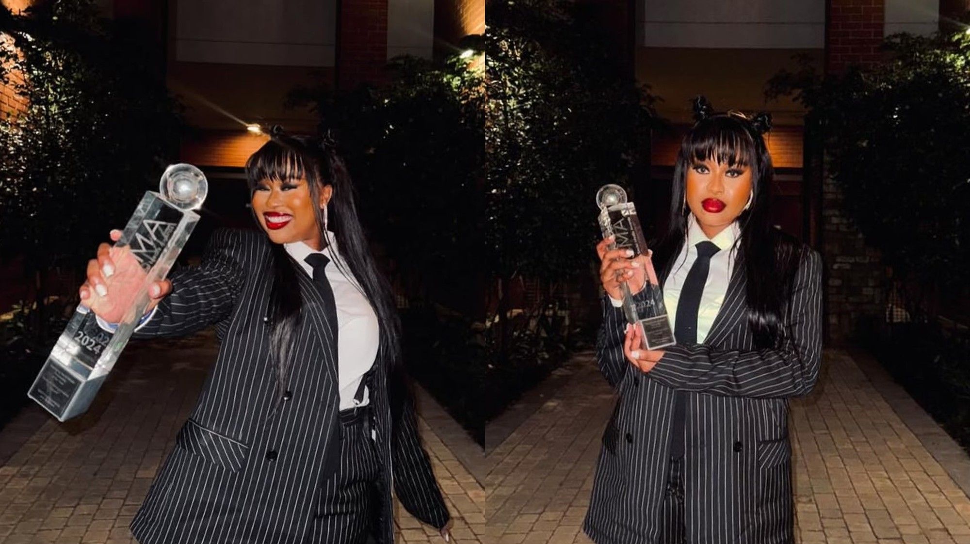 Tiktok star Seemah scoops award at SA Social Media Awards as fans throw ...