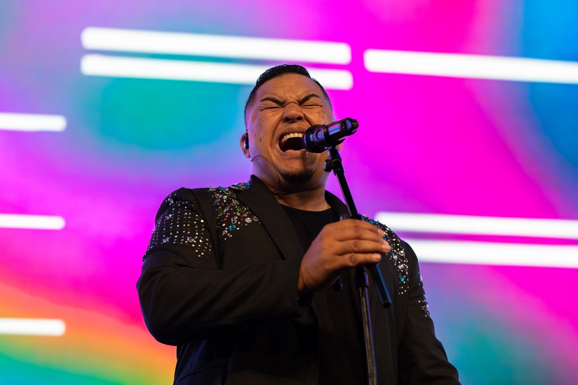 Cape Town soul singer Fagrie Isaacs in concert