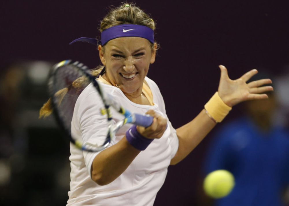Azarenka, Sharapova reach Doha semis