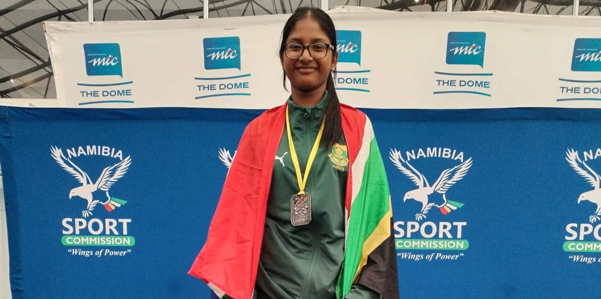First Dan black belt holder receives Protea colours