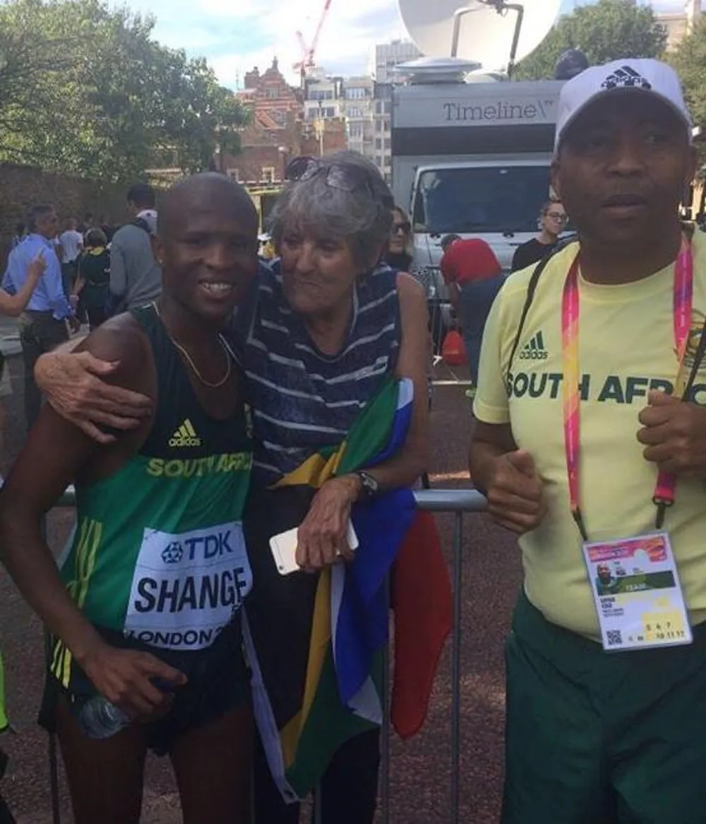 #London2017 Gutsy Lebogang Shange just misses out on walking into history