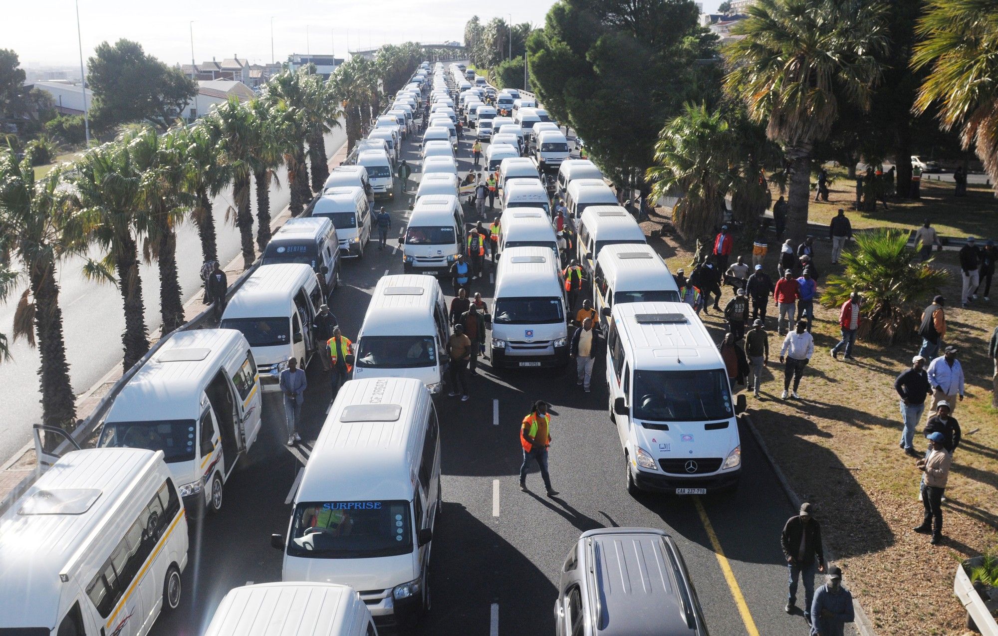 Strike action: Unions join forces with taxi associations to shut down ...