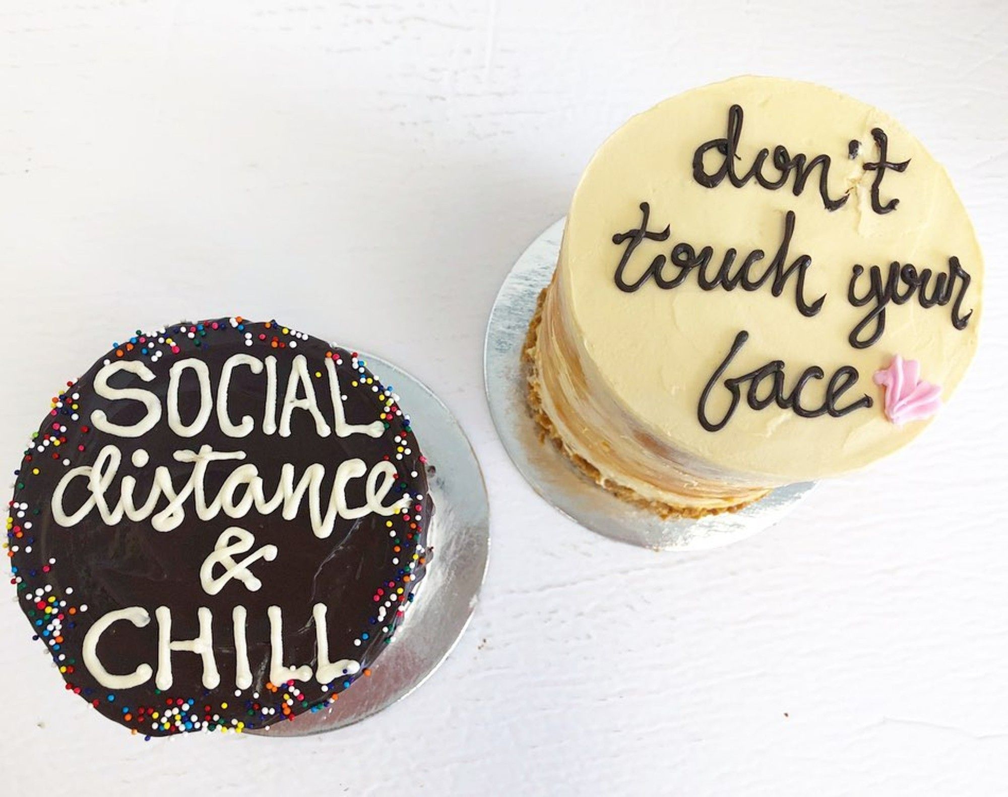 Bakers get crafty with quarantine cakes with safety messages