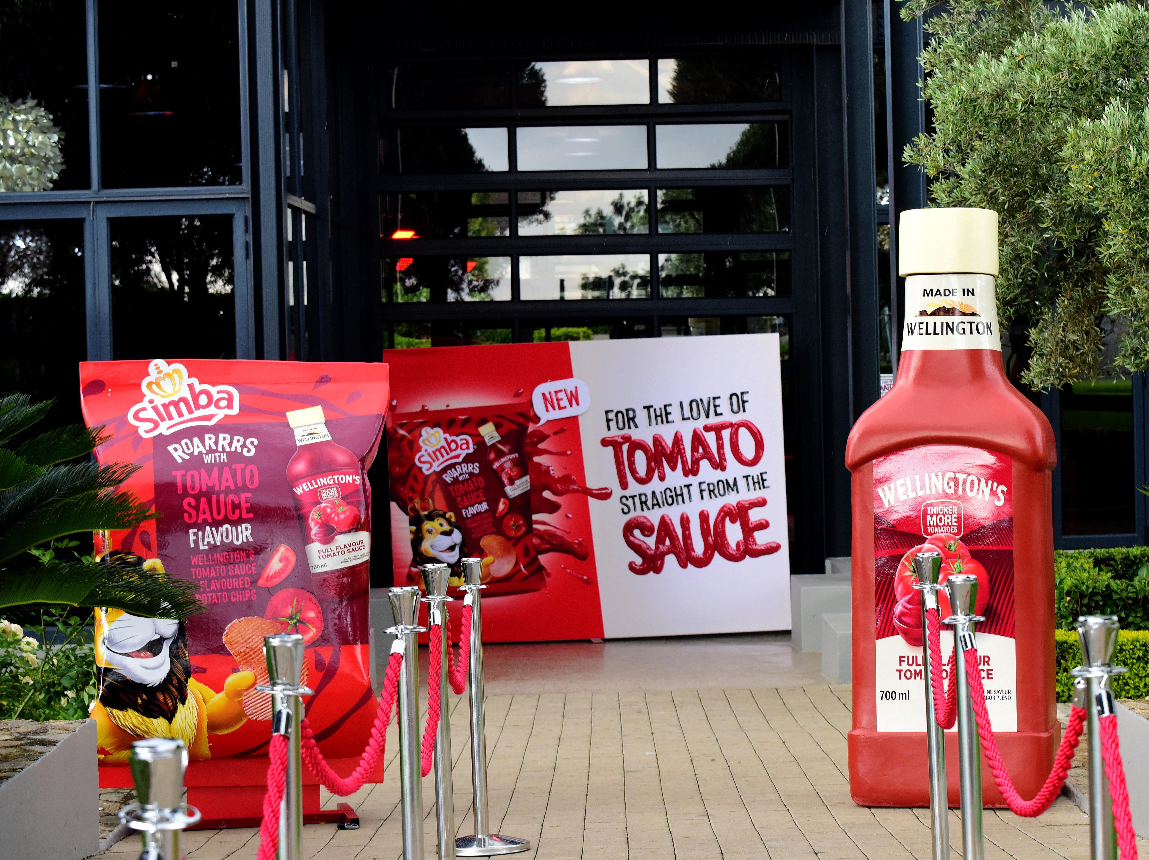 Simba and Wellington's team up for a bold tomato-flavoured chip explosion