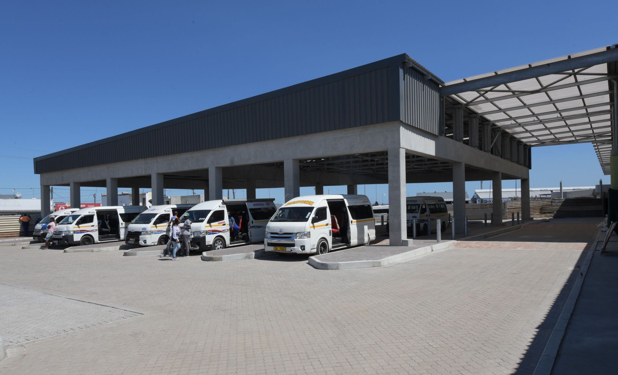 First phase of construction of Dunoon’s R40 million taxi rank complete