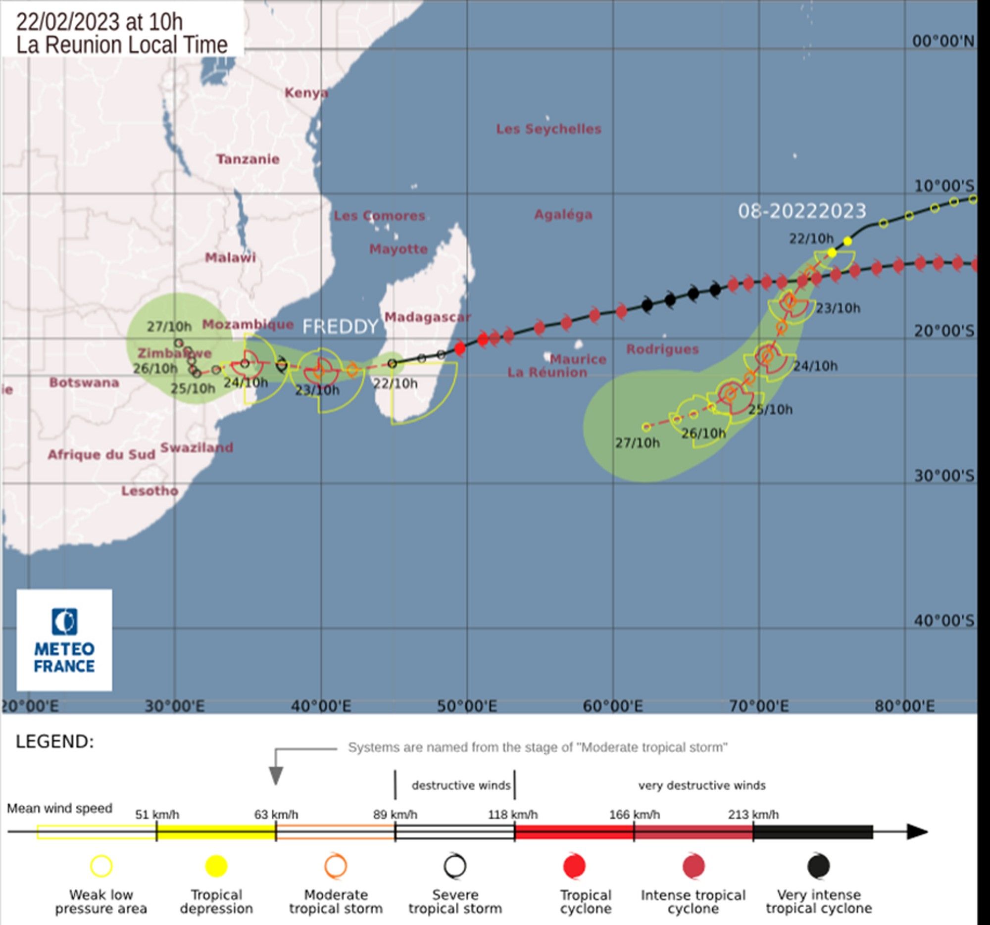 Warning to South Africa as cyclone Freddy expected to hit Limpopo and ...