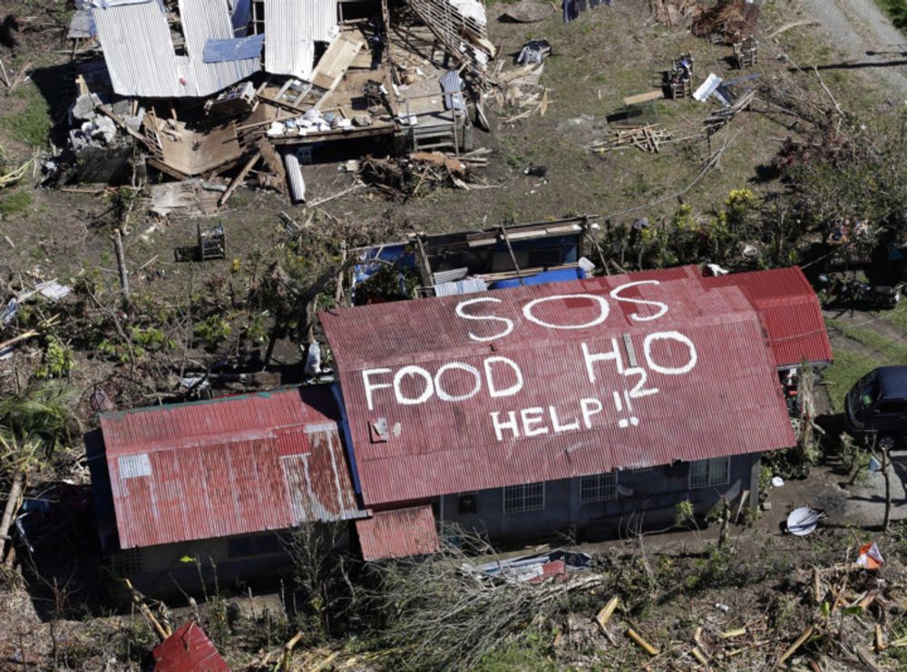 Philippines lashed over typhoon homeless