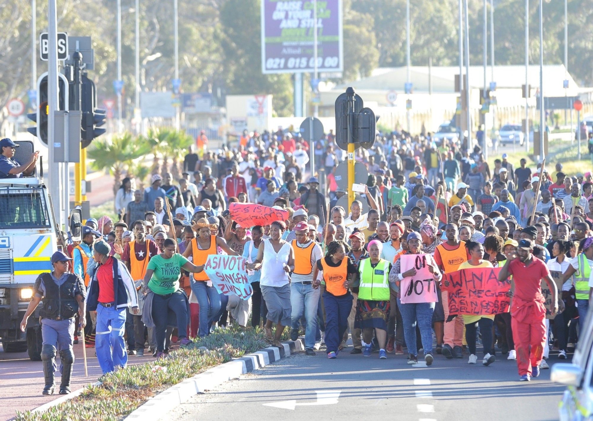 Dunoon protest heads to CBD