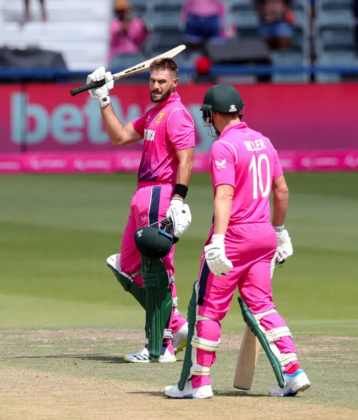 Aiden Markram and David Miller power Proteas to 370 in pink ODI against ...