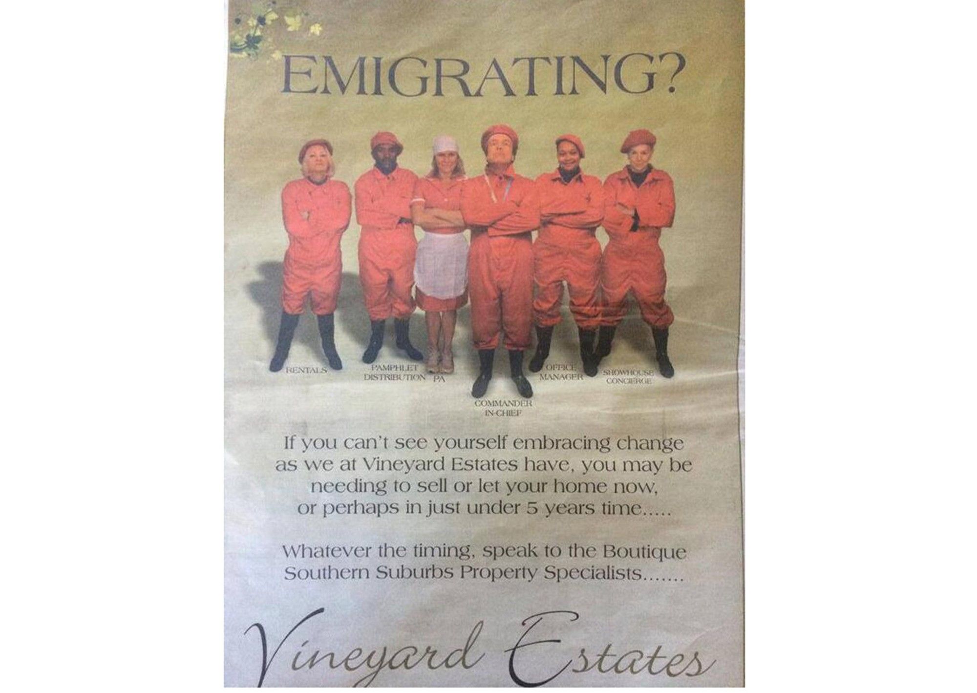 EFF advert ‘not meant to scare’