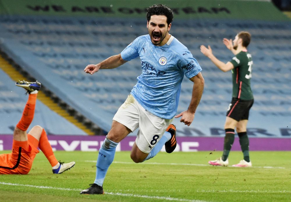 Man City's Ilkay Gundogan wins second straight Player of the Month award