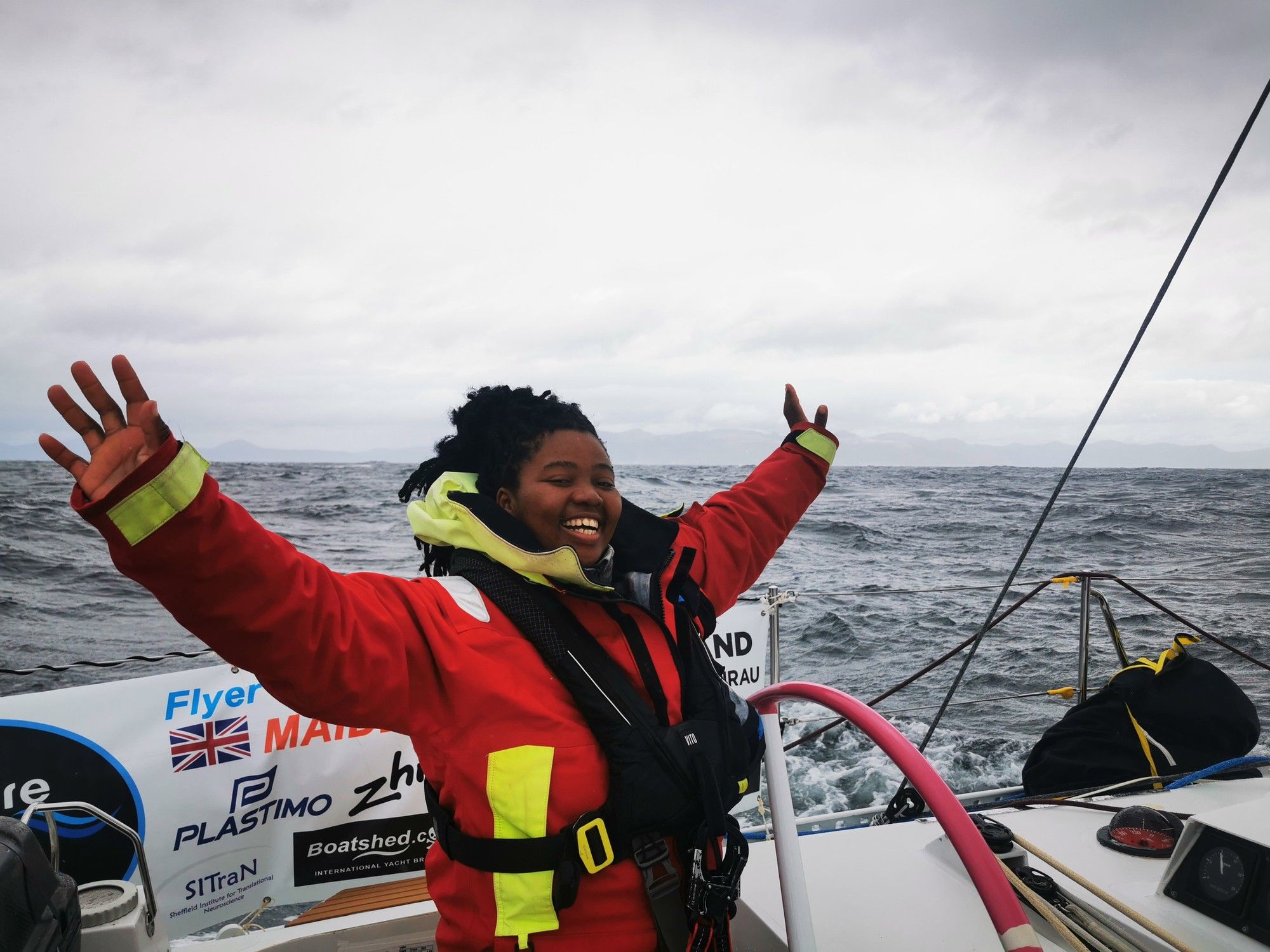 Brave Durban woman makes around-the-world sailing history