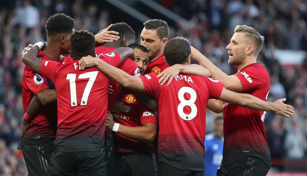 Captain Pogba, Luke Shaw strike as Manchester United beat Leicester