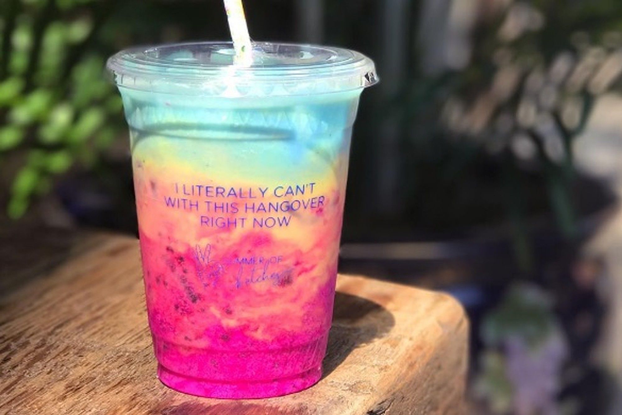 Rainbow Lattes aren't just pretty- they are apparently a hangover cure
