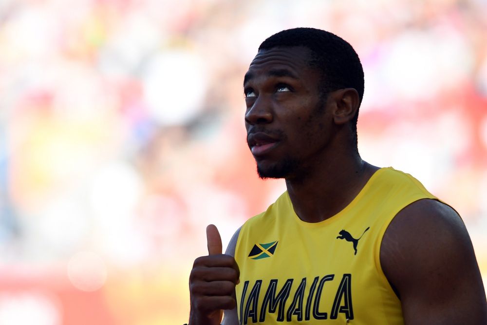 'All over the place' - Blake blames stumble for 100m shock
