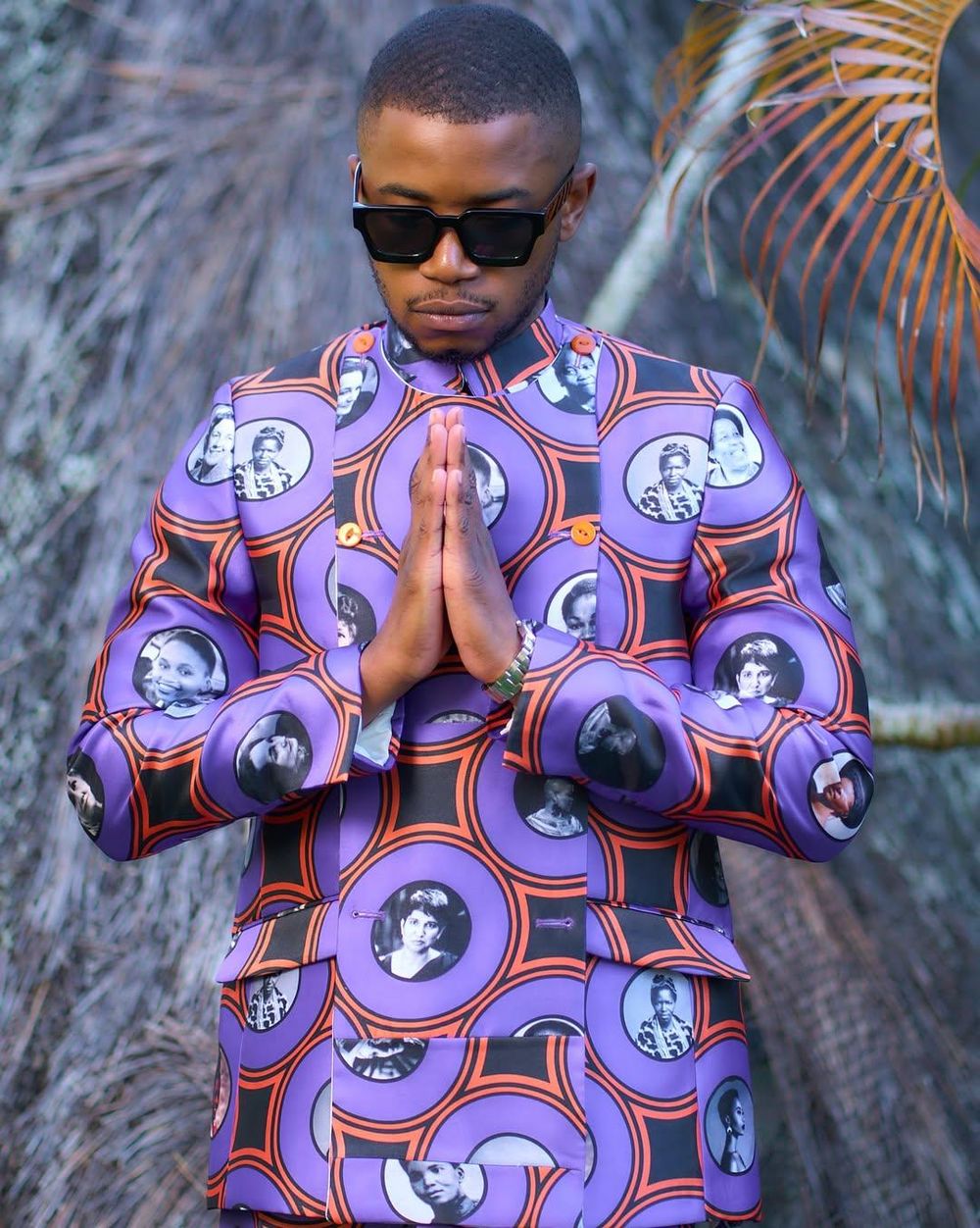 Sandile Mahlangu's purple outfit honouring GBV victims resurfaces to ...