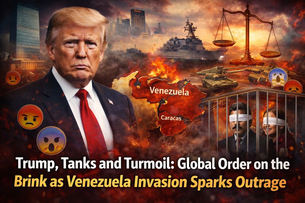 Trump, Tanks and Turmoil: Global Order on the Brink as Venezuela ...