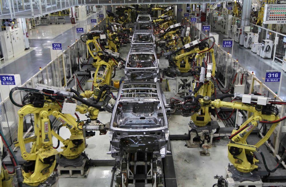 Manufacturing industry soars to nine-year high