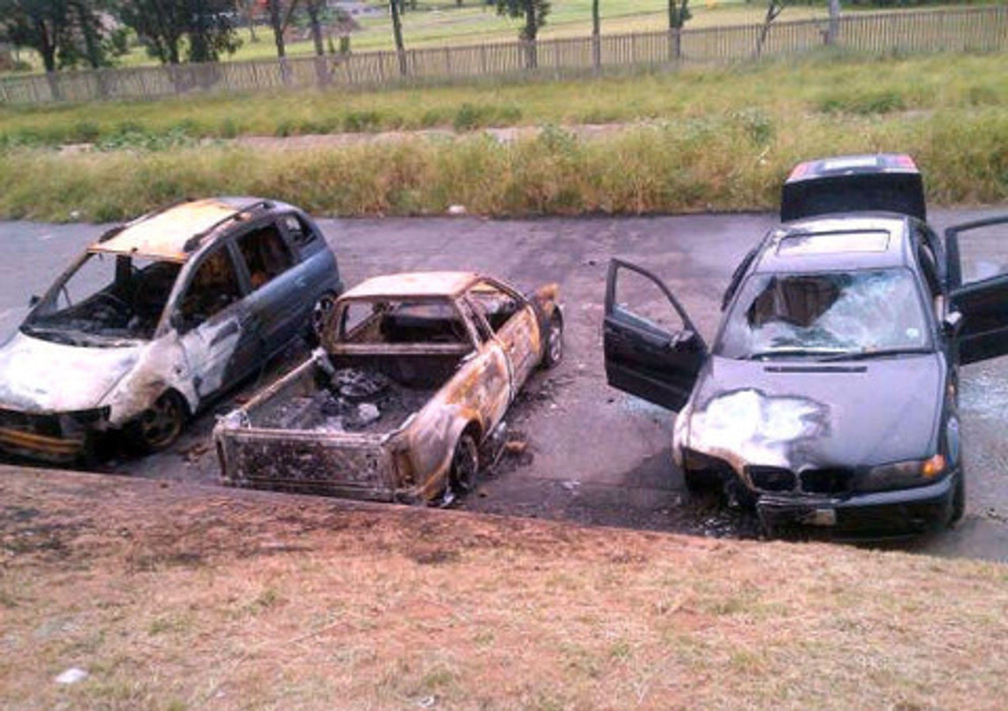 Mob drive couple from their home