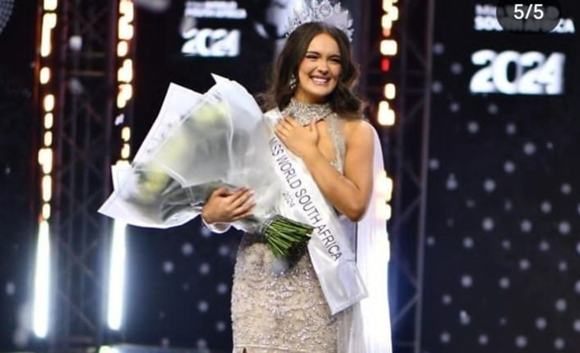 Van Rensburg crowned the youngest Miss World SA
