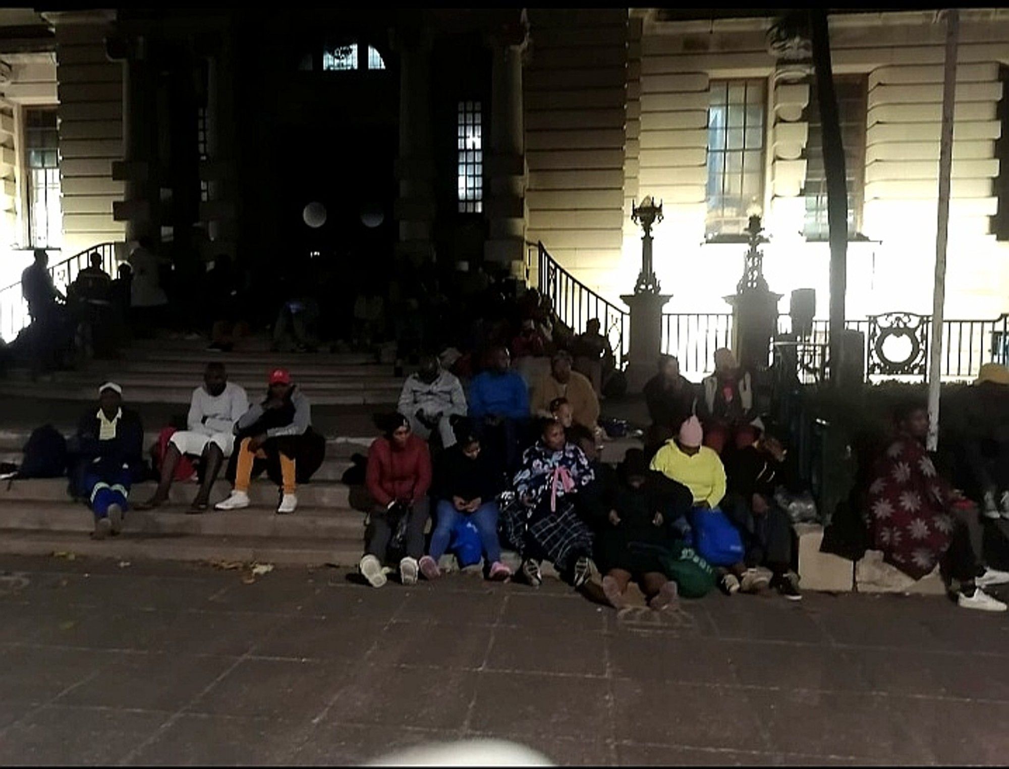 Ex-EPWP workers camp outside Durban City Hall