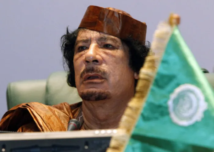 Gaddafi denies fleeing Libya