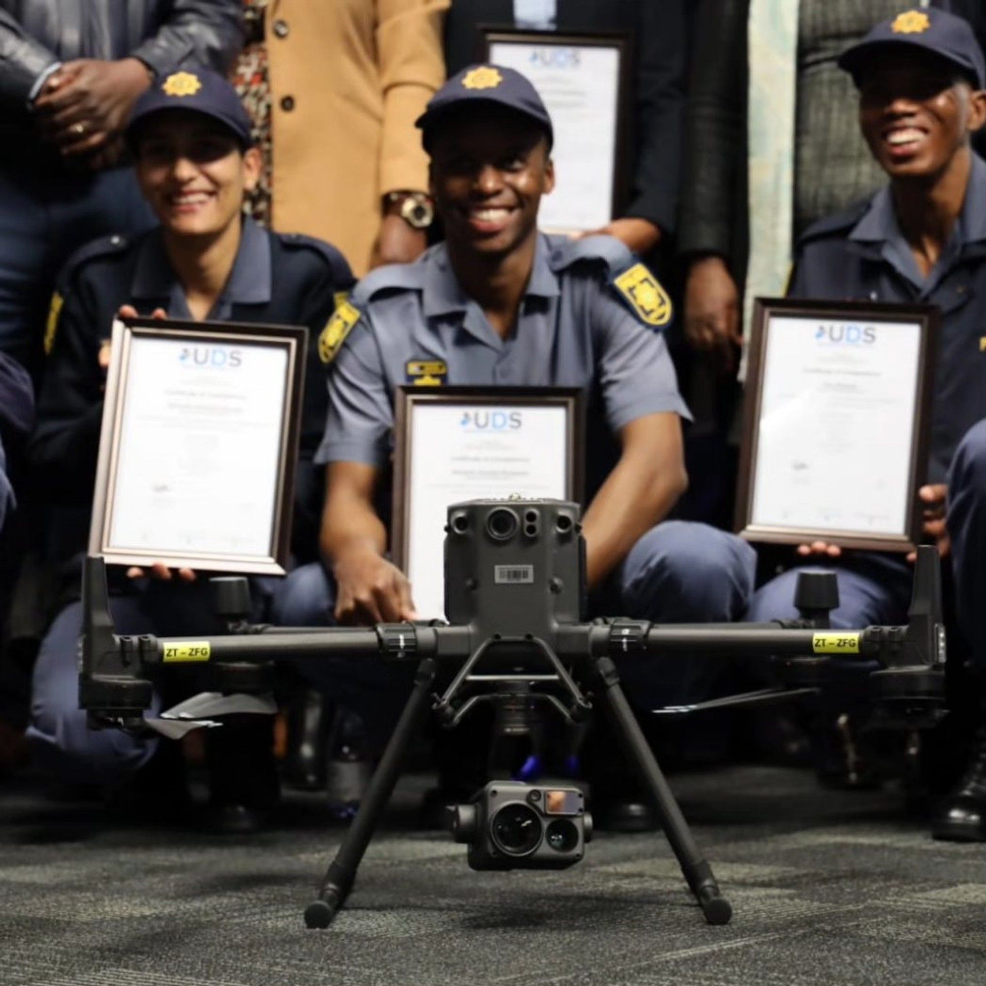13 SAPS drone pilots acquire licence to fight crime from the sky
