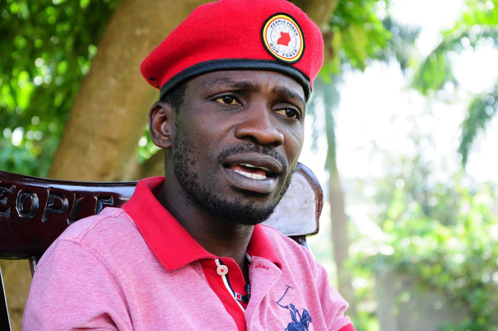 Bobi Wine denounces Uganda government ban of his 'red beret' symbol