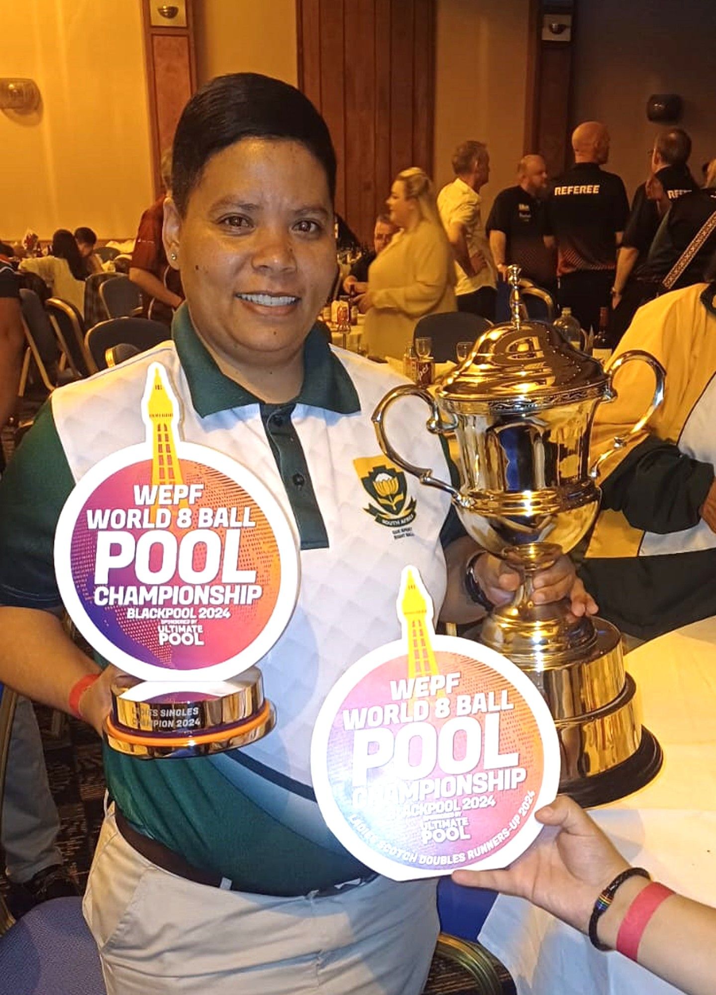 History! Tasneem Solomons becomes new women’s pool world champion