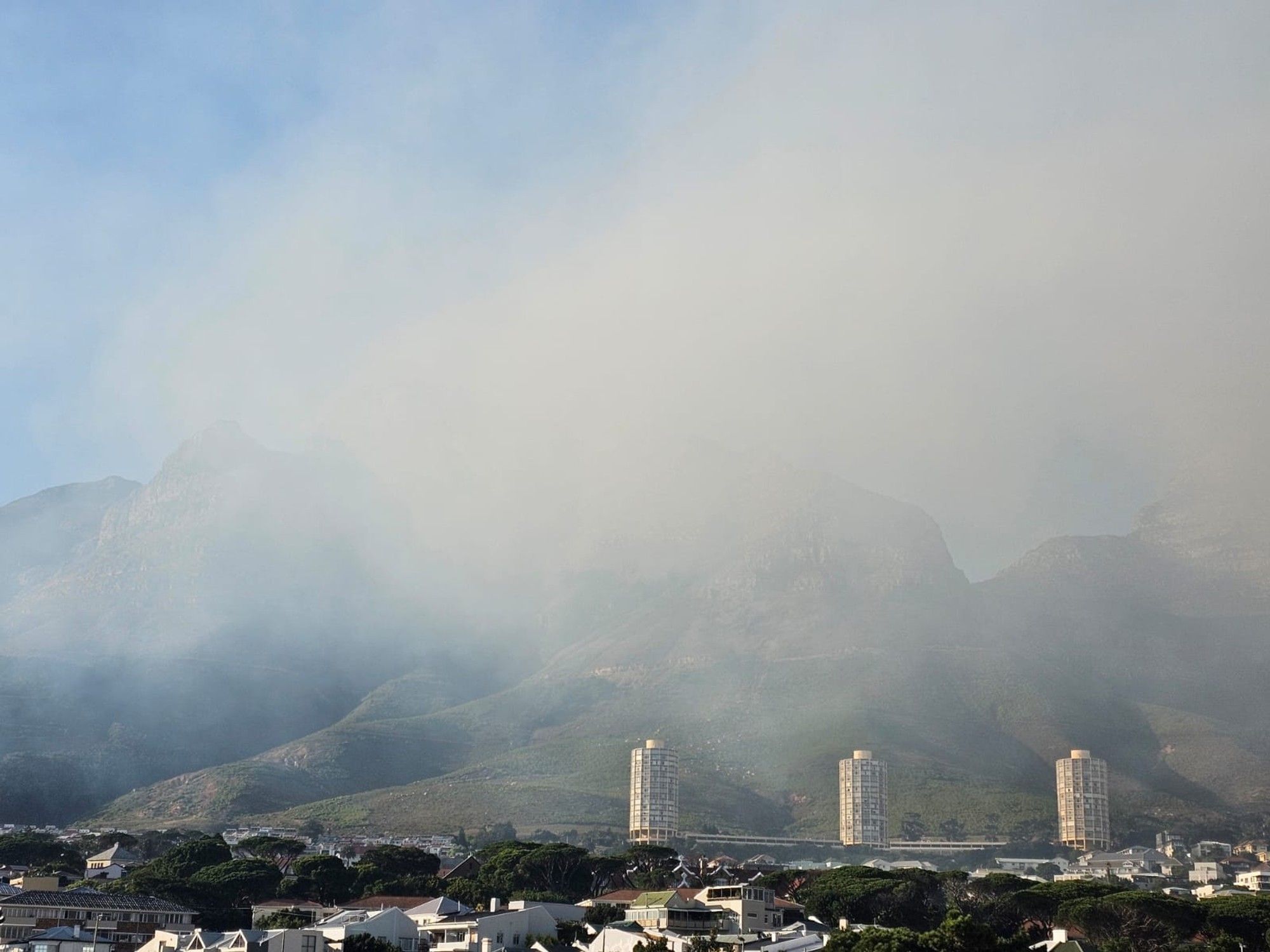 No need for alarm, Table Mountain fire is a prescribed under-control burn