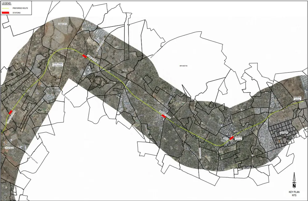 Gautrain expansion: Here is the new proposed route