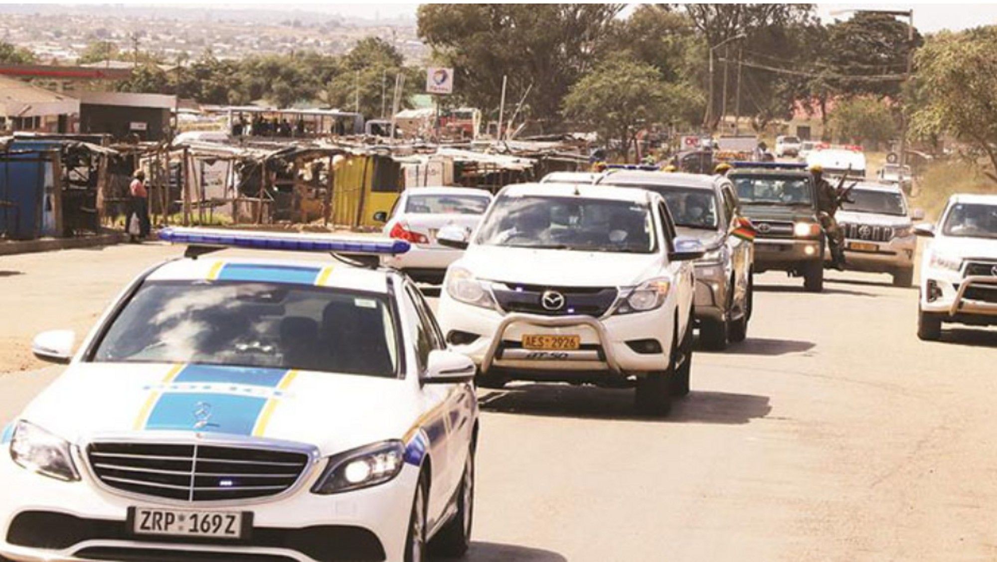 South African robber killed in a shootout with Zimbabwean police, and ...
