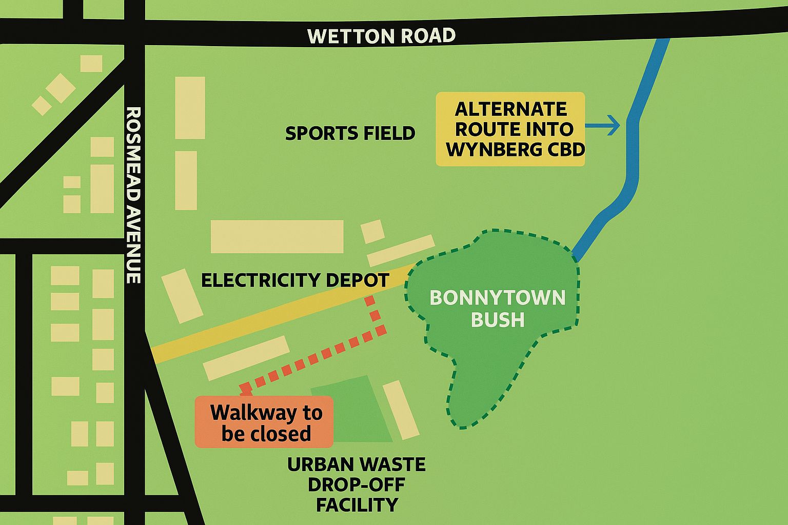City proposes closure of Wynberg East walkway to address rising crime