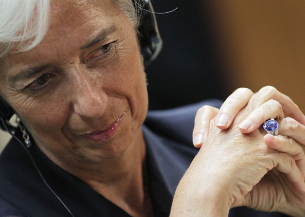 Lagarde up for IMF job?