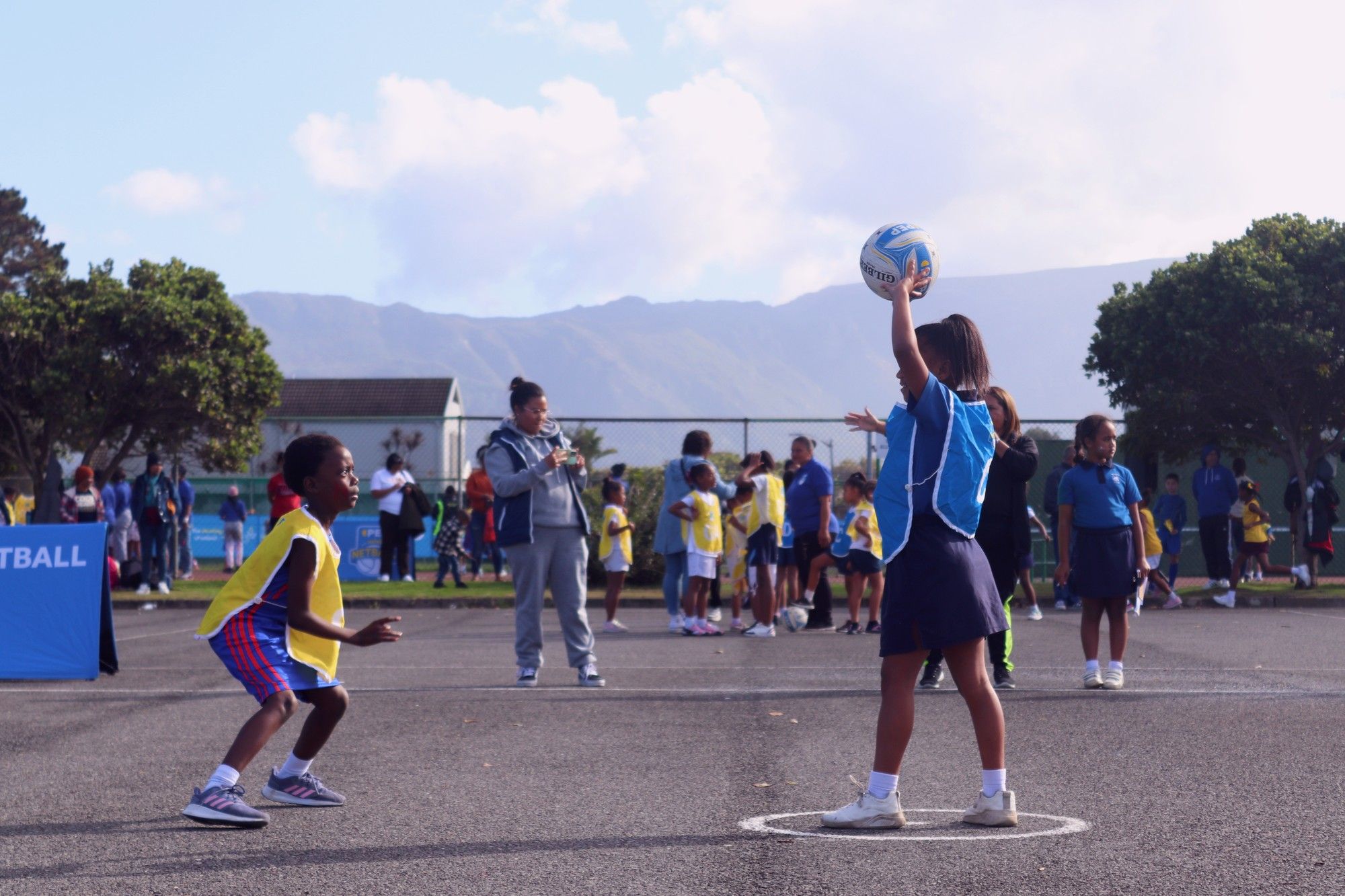 Pupils treated to a day of mini netball at Zwaanswyk